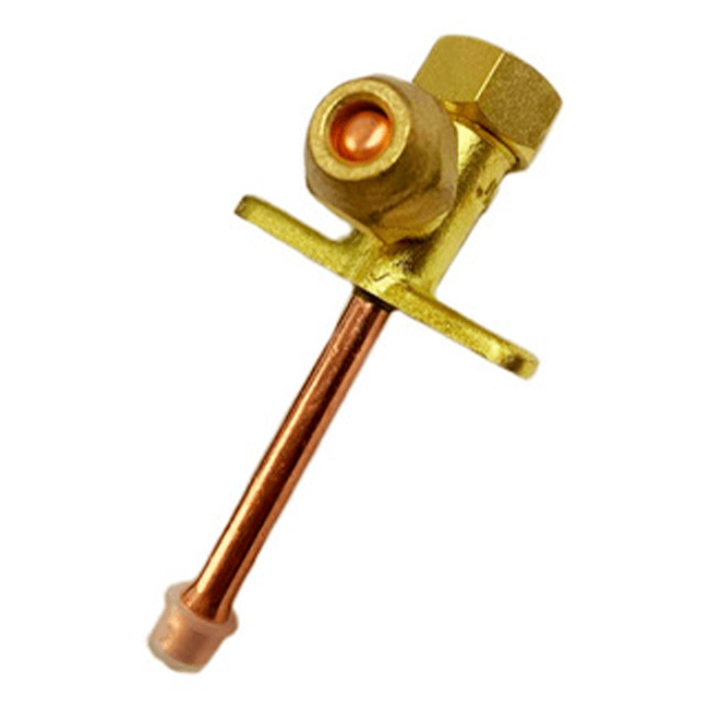 VAMNRE014 Valvula de Servicio para Mini-Split Tubo Recto, 2 vías, ERO