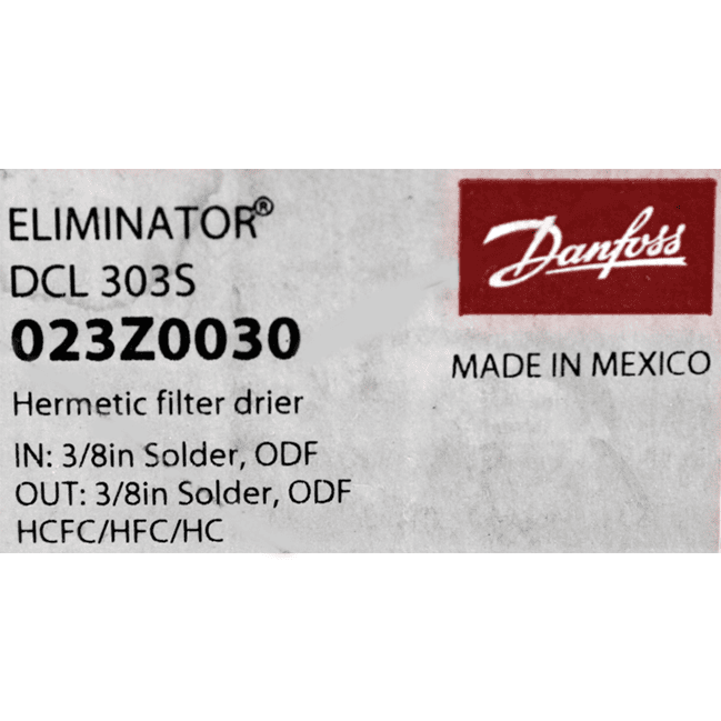 Filtro Deshidratador Linea De Liquido,Tipo Dcl 303,Conexion 3/8 ...