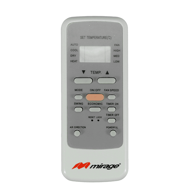 Control remoto para minisplit Mirage-9010909