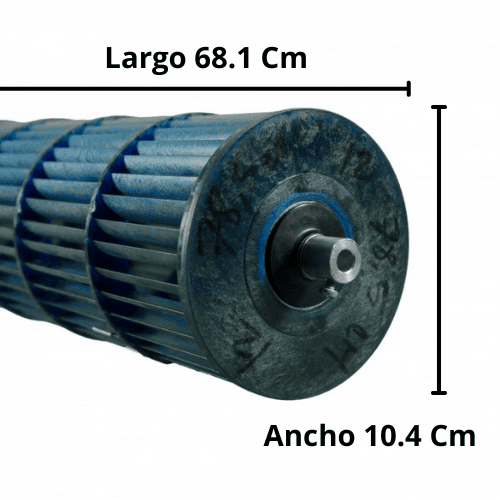 Turbina Para Minisplit Mirage Vlu Series 1.5Ton Largo 68.1 Cm Ancho 10. ...