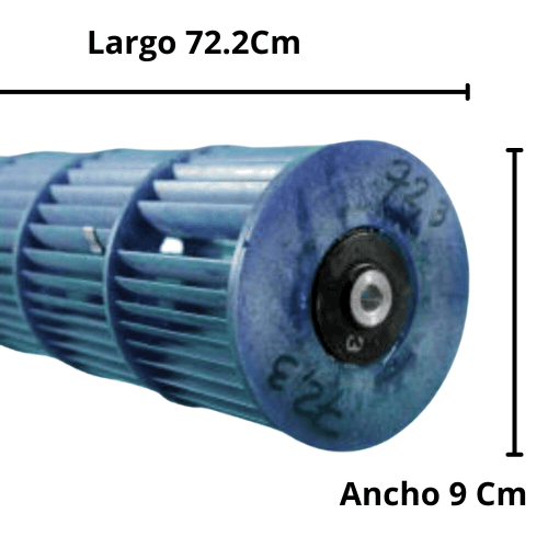 Turbina Para Minisplit Mirage 2Ton, Largo 72.2Cm, Ancho 8.9Cm, Opresor ...