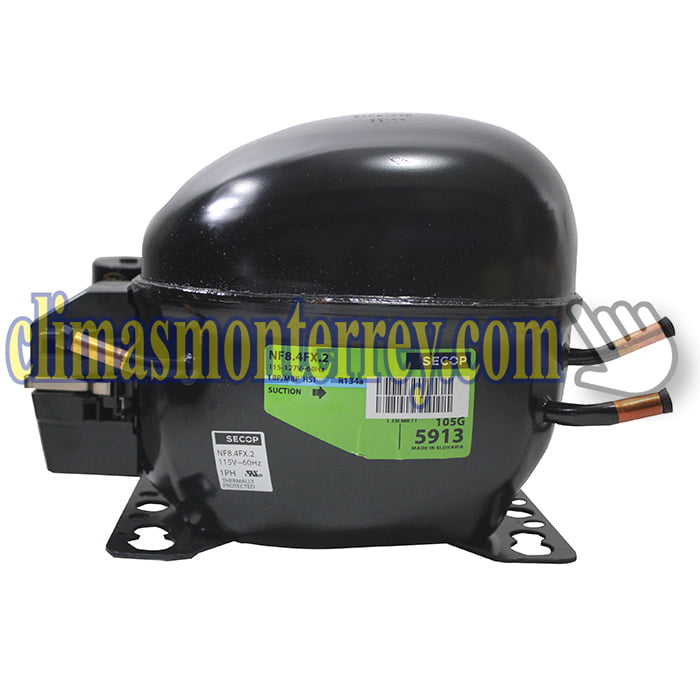 Compresor Danfoss Secop 1/4 HP Pesado, 115V, R-134A, NF8.4FX.2 - 105G5913