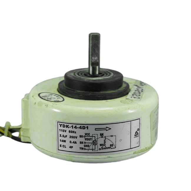 Motor Evaporador Minisplit Mirage, Ydk-14-4D1, 115-1-60, 2.5 Uf, 115V, 14W, 0.4A, 4P - 320204009