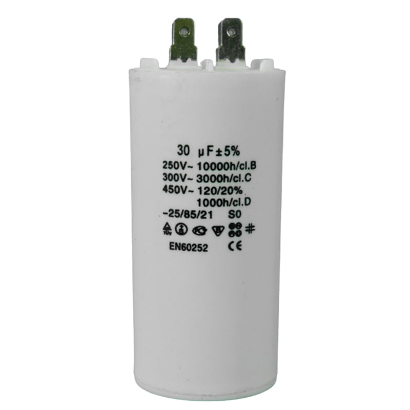 Capacitor Trabajo Plastico 30 Mfd 250-450V - 888518