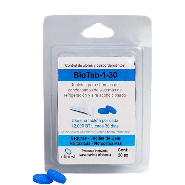 BIO TAB 30-1 Bote con 20 pz para U's de 1 TR
