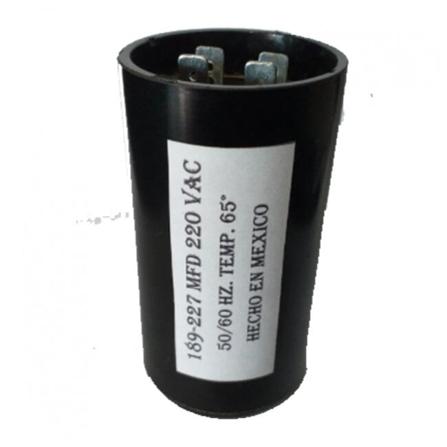 Capacitor De Arranque 189 A 227Mfd Barreto 220-230V