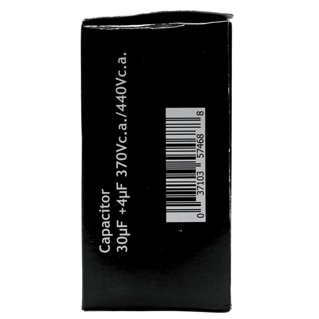 Capacitor Dual 30+4 Mfd 440 Vac "Gb" CD4-R-30+4 - CD-R30D+4