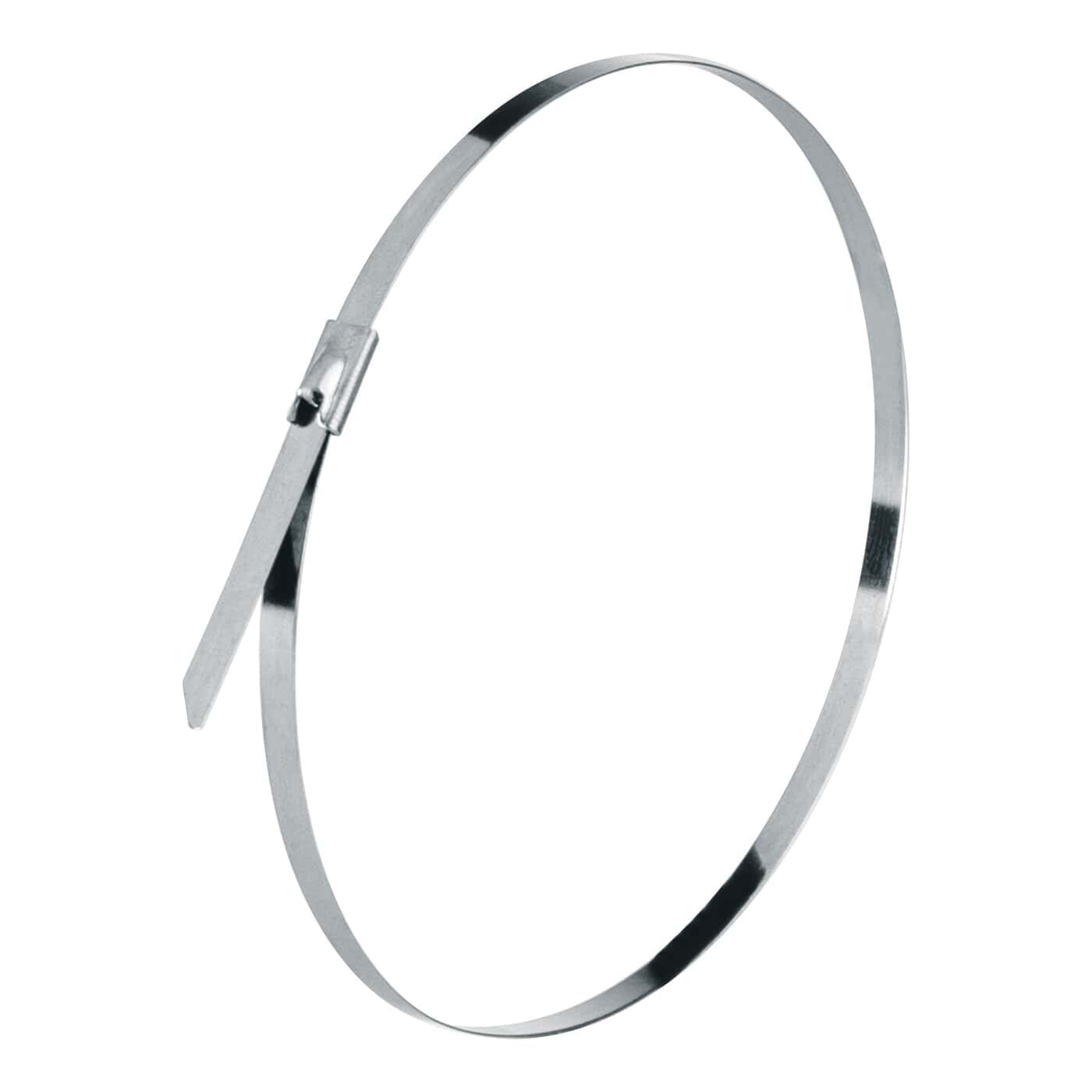 Cincho de acero inoxidable 36 cm, 200 lb, 10 pzas 48041 - CINM-20036