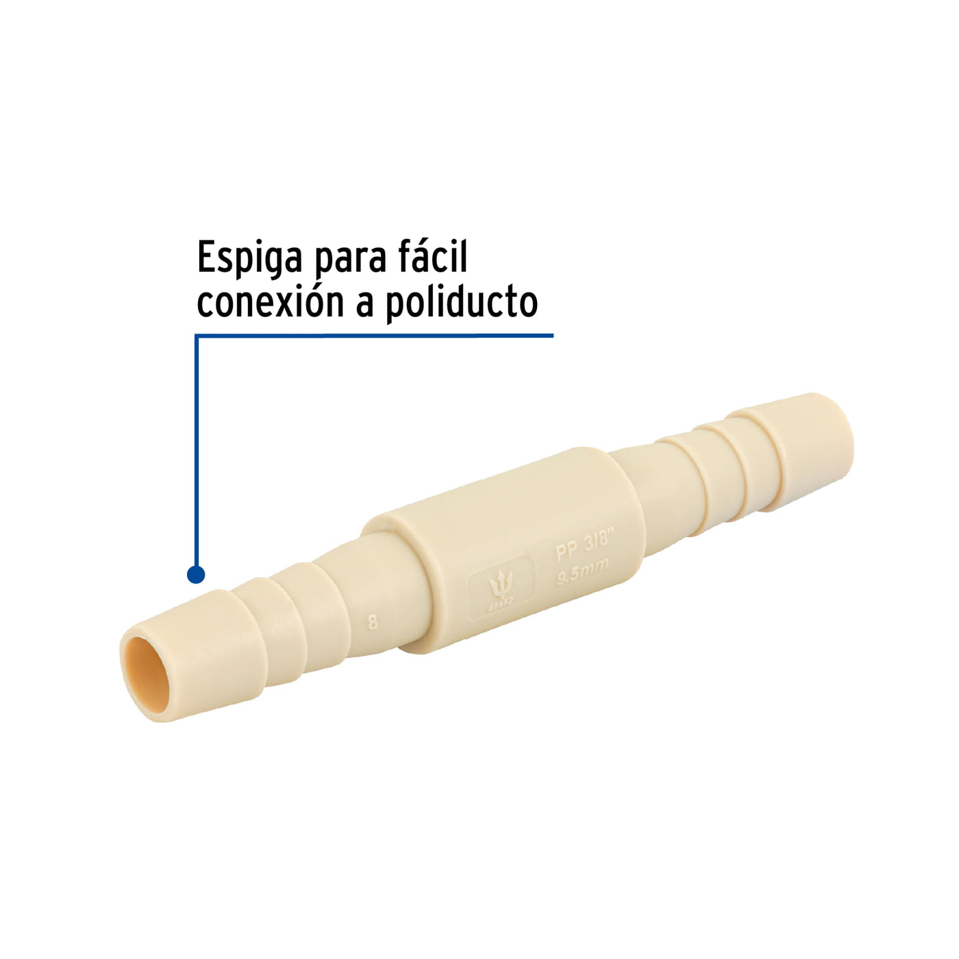 Cople inserción, 3/8' - CM-261 / 48552