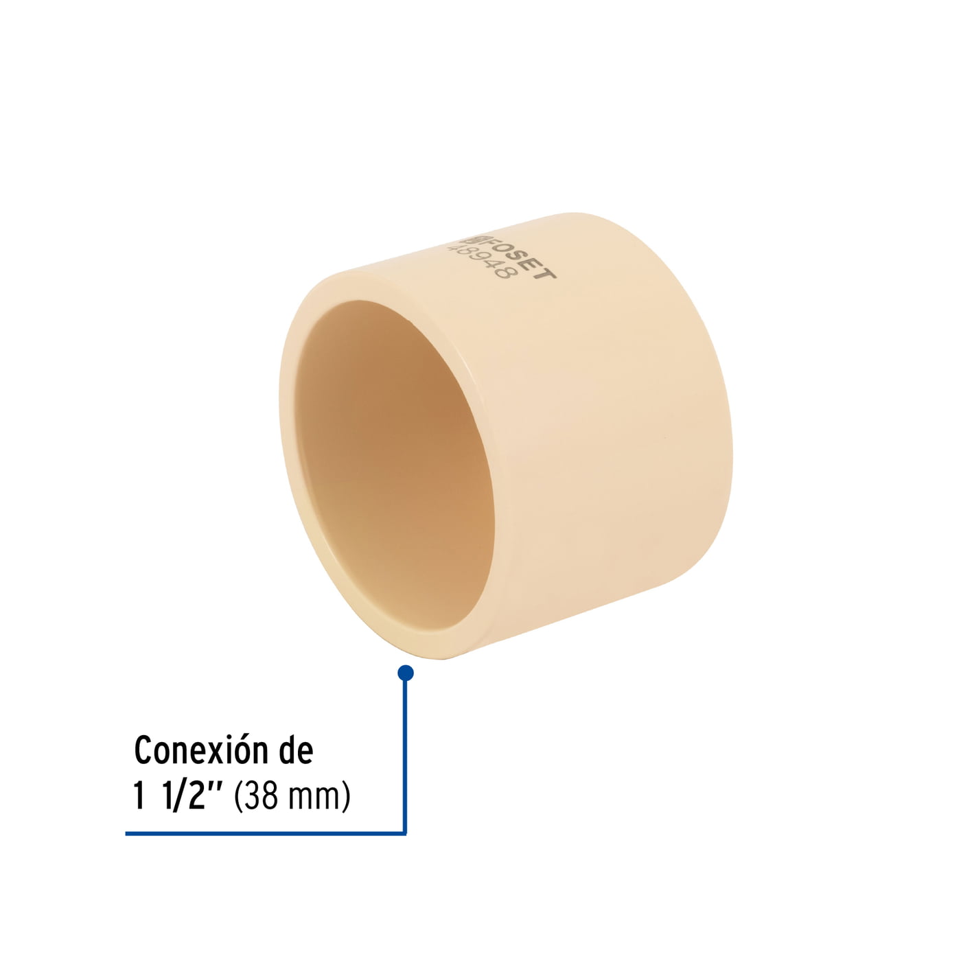 Tapon CPVC 1-1/2' - CPVC-365 / 48948