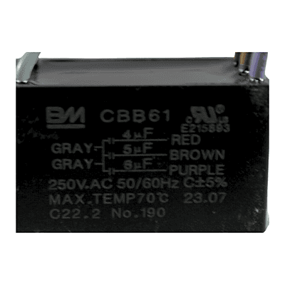 Capacitores ventilador