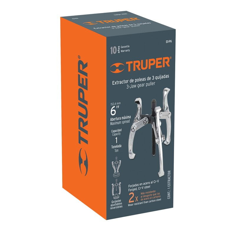 Extractor de poleas, 3 quijadas, 6' - EX-P6 / 14506