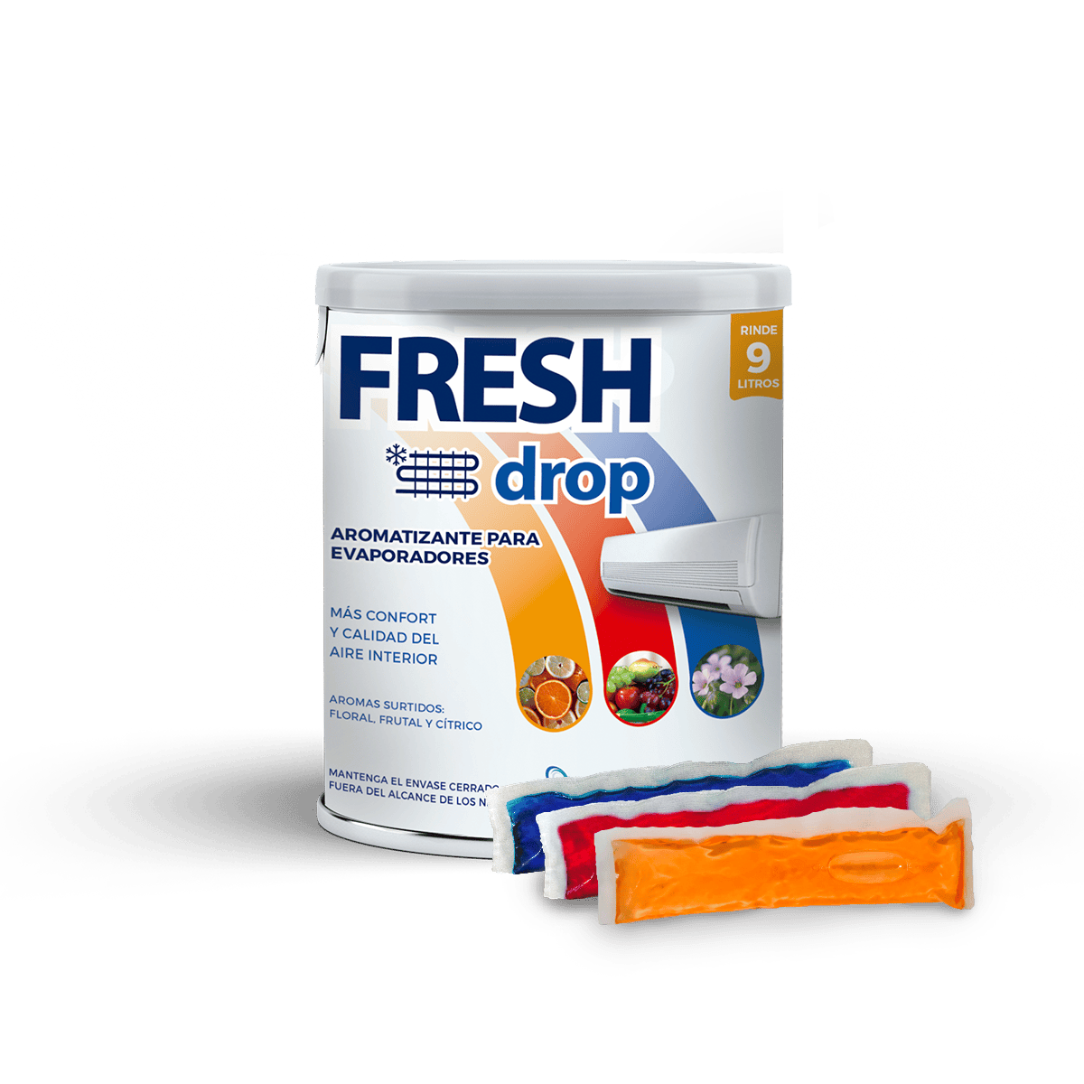 Frigo Fresh Drop 3 Piezas, Hidrosoluble y Aromático