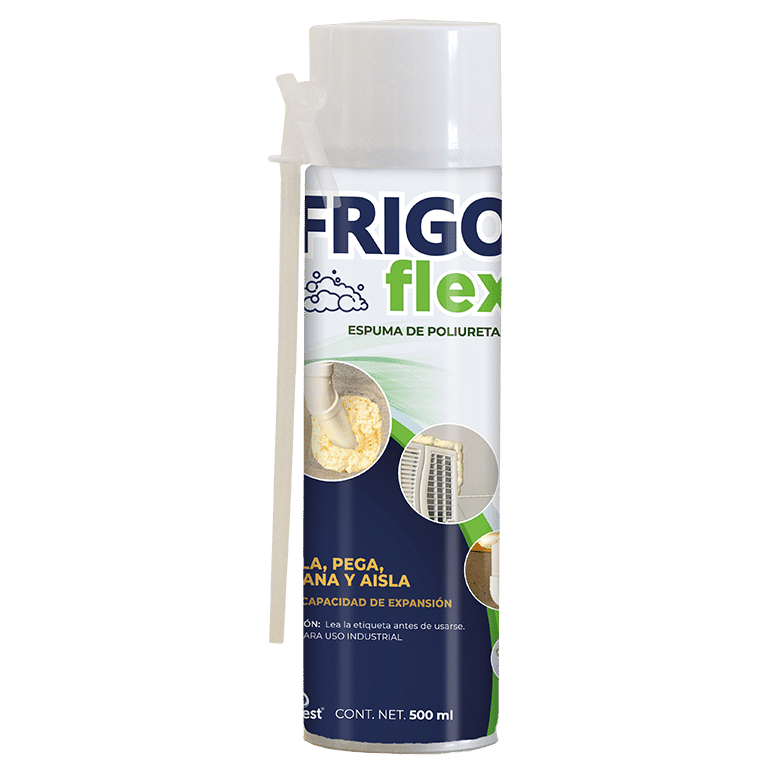 FRIGO FLEX EF - Poliuretano en espuma de 500 ml, tapa negra