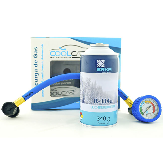 Kit Cool Car Gas Refrigerante 134A Y Manguera - Kitcoolcar