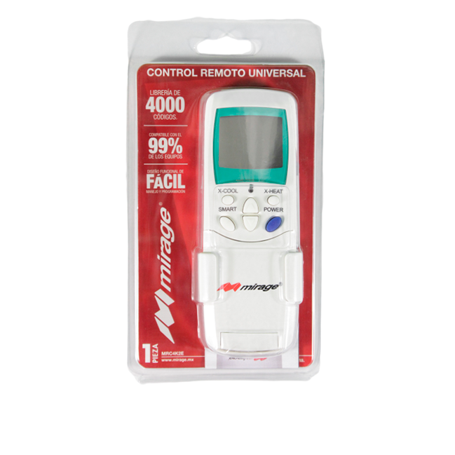 Control remoto universal Mirage blister 4000 codigos - MRC4K2E