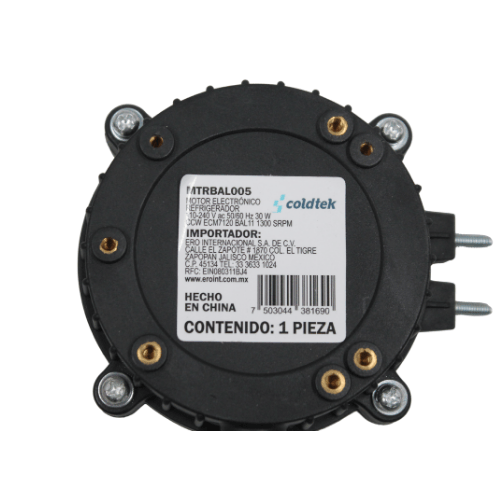 Motor Balero BA11 1300 RPM IP65 para IMBERA – MTRBAL005