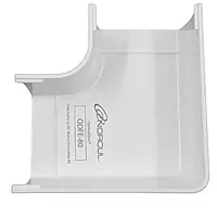 Codo Plano 90° para Canaleta Blanco 80mm, OPTIMAL DUCT - ODFE-80