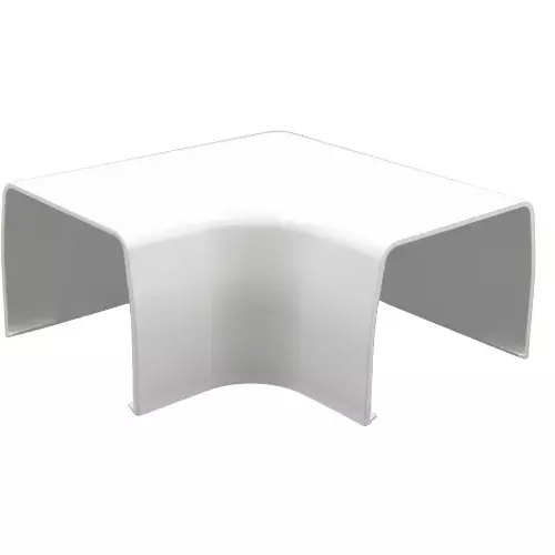 Codo Plano 90° para Canaleta Blanco 80mm, OPTIMAL DUCT - ODFE-80