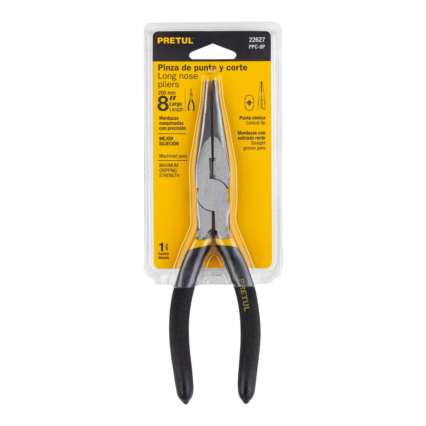 Pinza de punta y corte 8', Pretul - PPC-8P / 22627