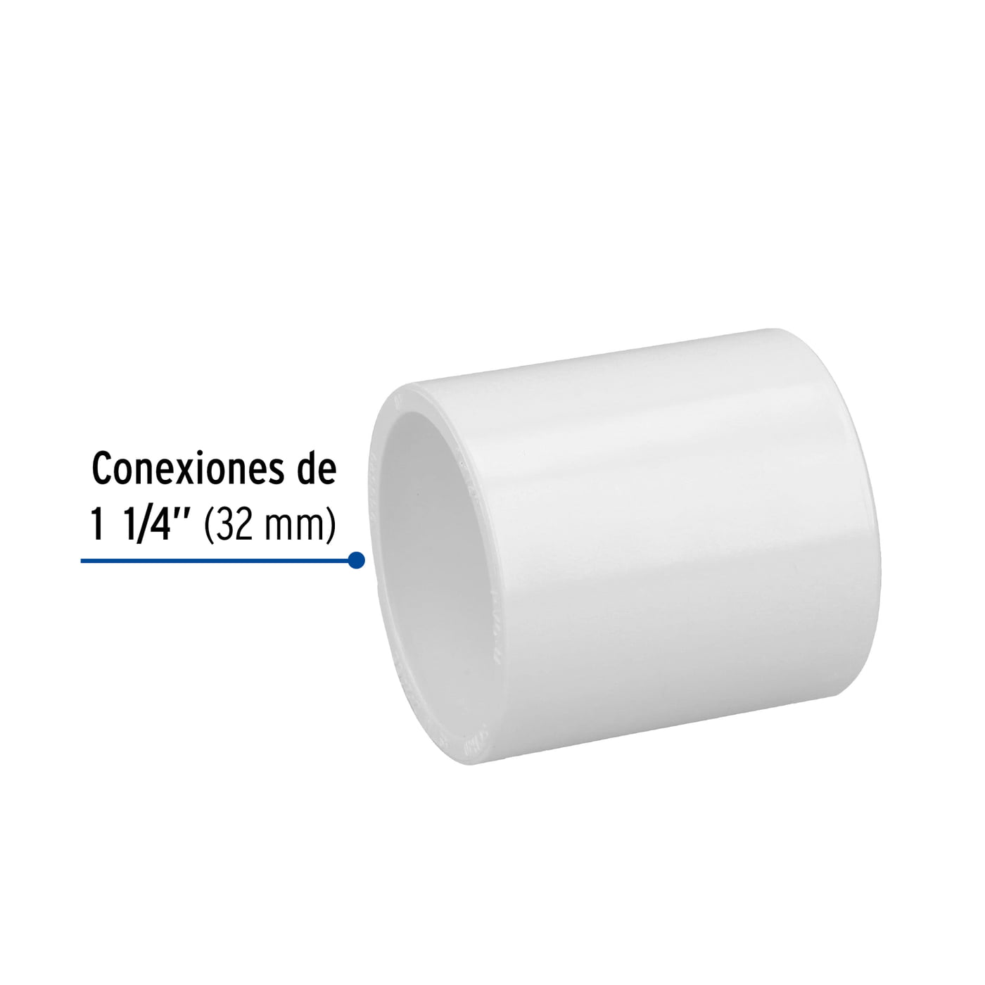 Cople de PVC, 1-1/4' - PVC-264 / 45529