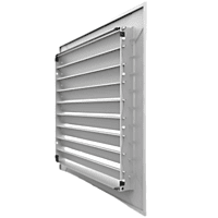 Rejilla Retorno Estándar 16x12" Aletas 45° Acero Blanco.