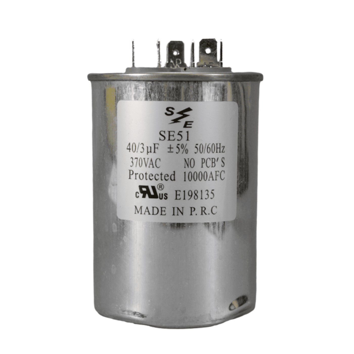 Capacitor Doble 40/3 Mf 370 VAC +/- 5% - 4556 - SE51