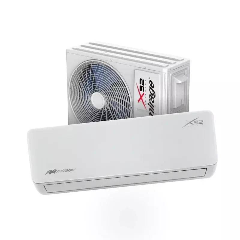 Set MiniSplit Inverter Mirage X32 1.0 Ton 110V Frio/Calor