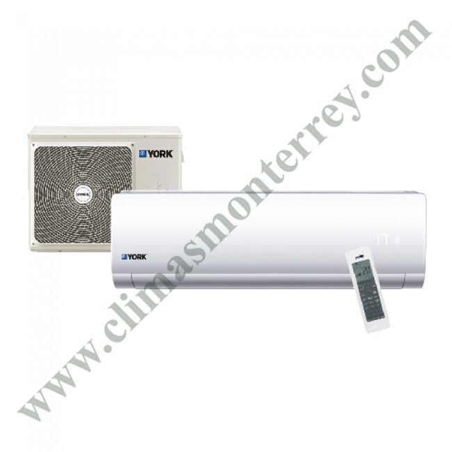 Minisplit York 1 TON Frío y Calor 11.3 SEER 220V | Confort Ideal