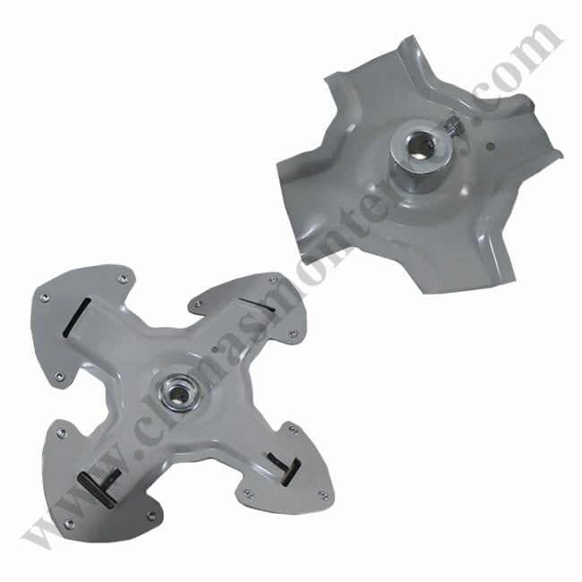 Aspa Aluminio, Central York, 4 Hojas, Flecha 1/2, Diametro 20 pulg ...