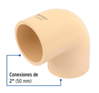 Codo 90° CPVC 2' - CPVC-566 / 48928