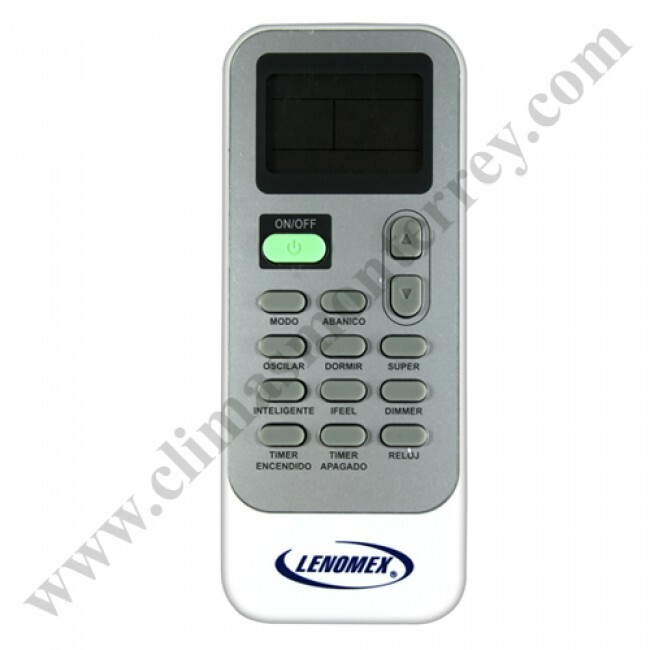 Control Remoto Para Minisplit Lenomex-346-DG11J1-01