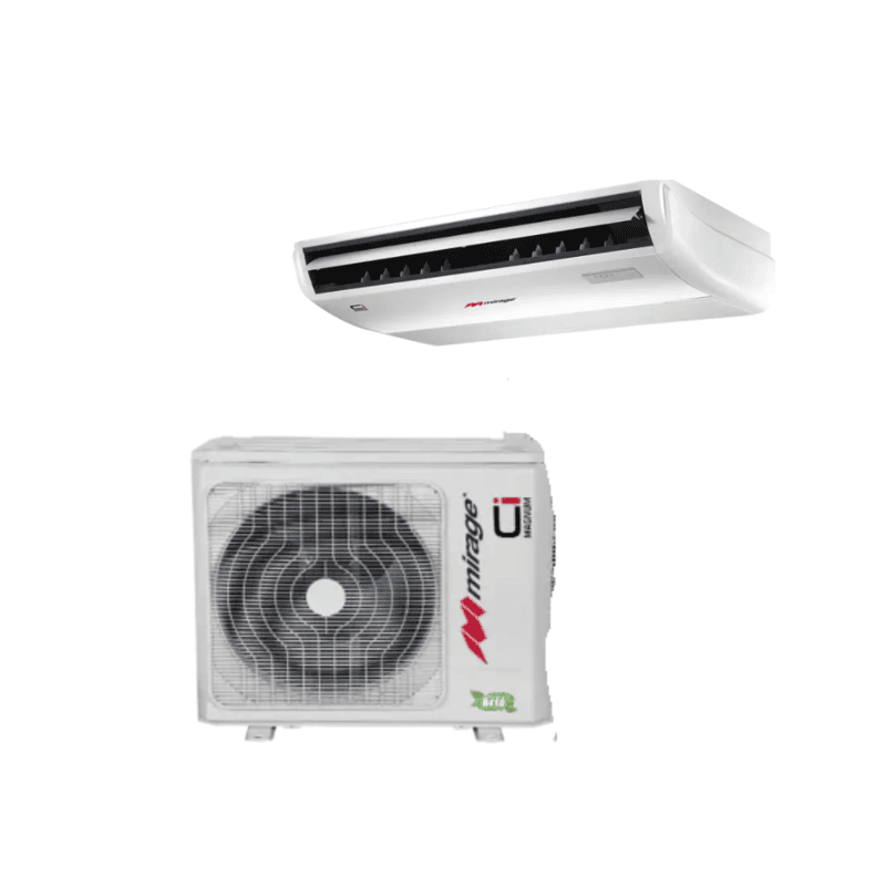 Set Minisplit Piso Techo Mirage Inverter Frio y Calor 5 Toneladas, CI ...